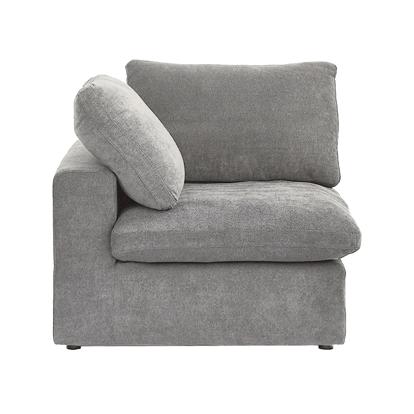 CloudForm™ 4-Seater + Ottoman Modular L-Sofa | Gray | Sofatica
